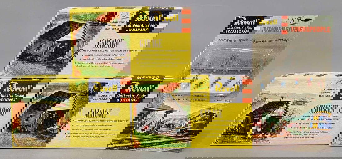 Small Group Of Revell Ho Scale Train Layout Detail Accessories