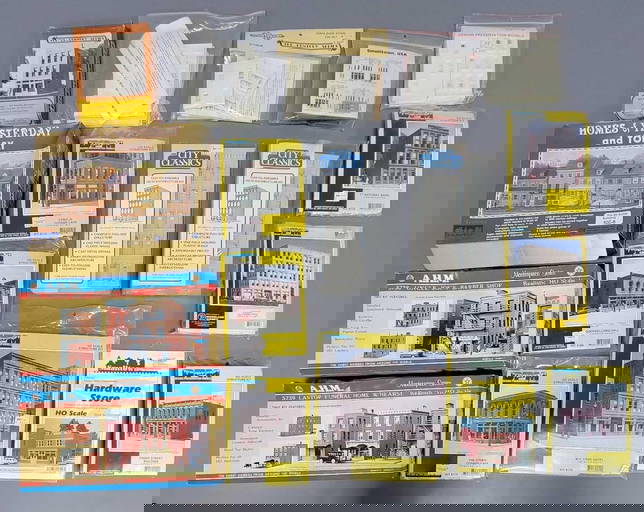 Huge Group Of Plastic And Resin Ho Scale Building Kits