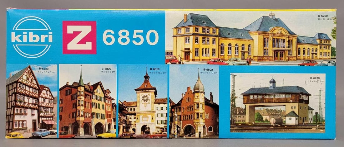 Kibri Z Scale 6850 Six Building Kit Set In Original Box Auction