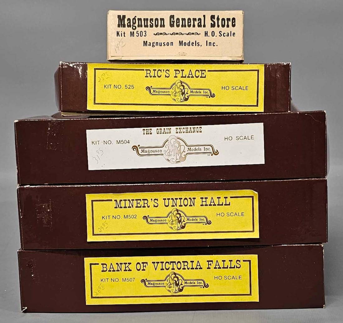 Five Unbuilt Magnuson Models Ho Scale Craftsman Building Kits In ...