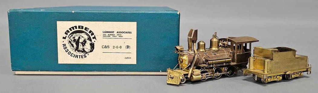 Precision Scale Co Hon3 Brass Colorado & Southern 2-6-0 #10 Steam ...