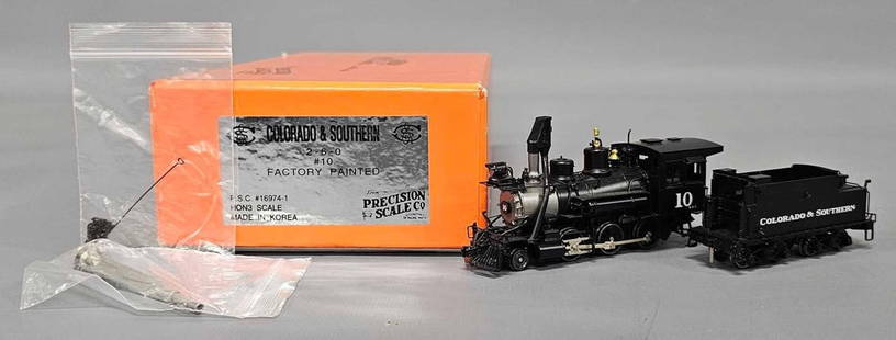 Precision Scale Co Hon3 Brass Colorado & Southern 2 6 0 #10 Steam ...