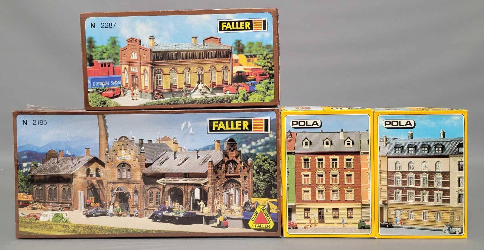 Four Pola And Faller N Scale Building Kits In Original Boxes Auction