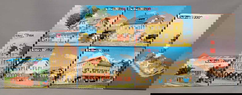 Five Kibri Z Scale Building Kits In Original Boxes Auction