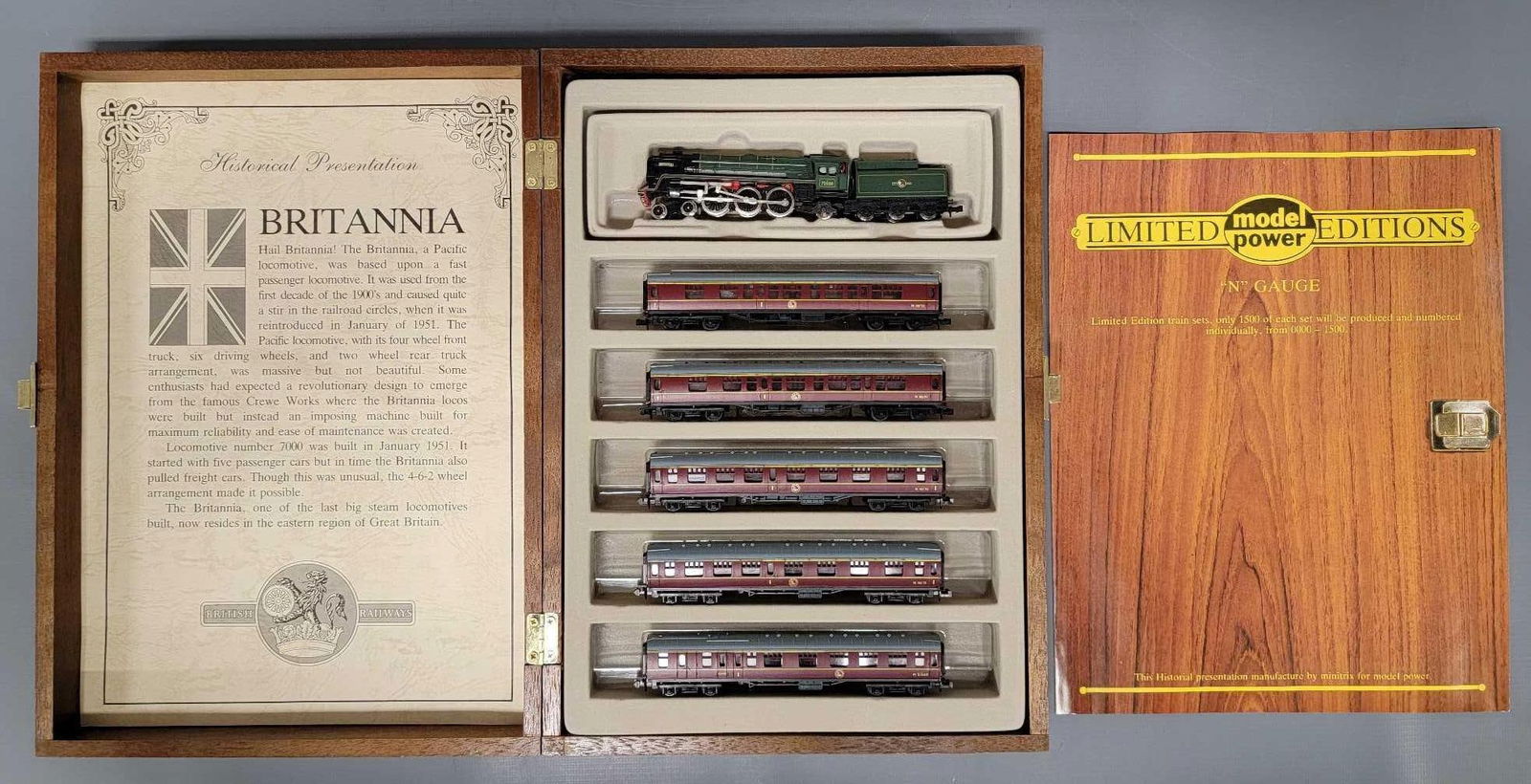 Model Power Minitrix N Scale Limited Edition Box Britannia Set Auction
