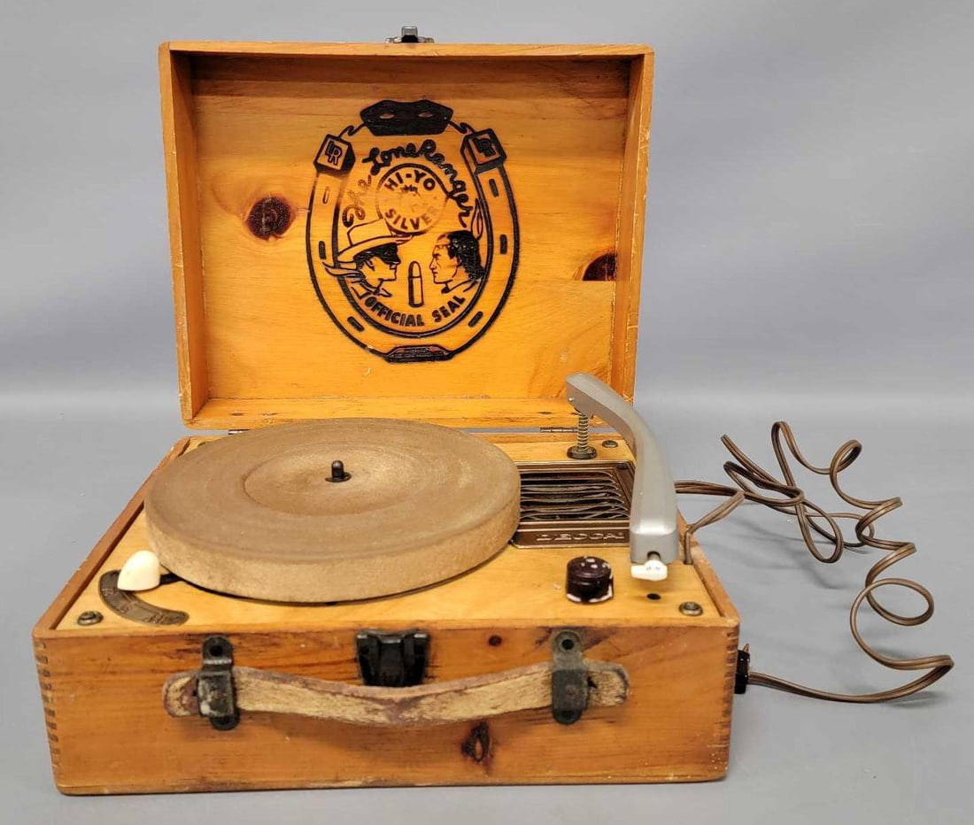Vintage Decca Lone Ranger Record Player Auction