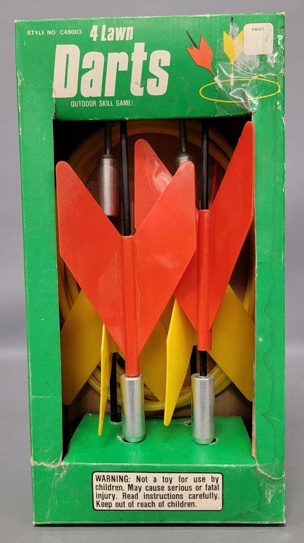 Lawn Darts In Scarce Original Box Auction