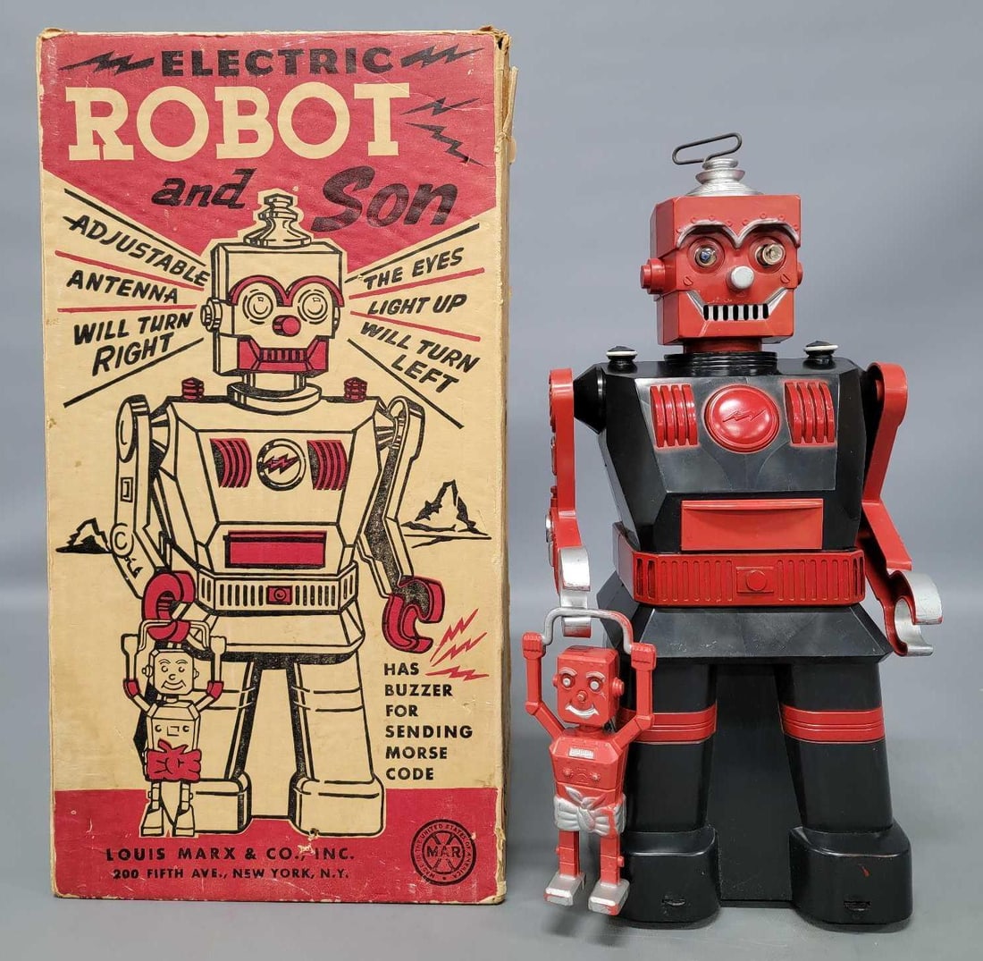 Marx Robot And Son In Original Box
