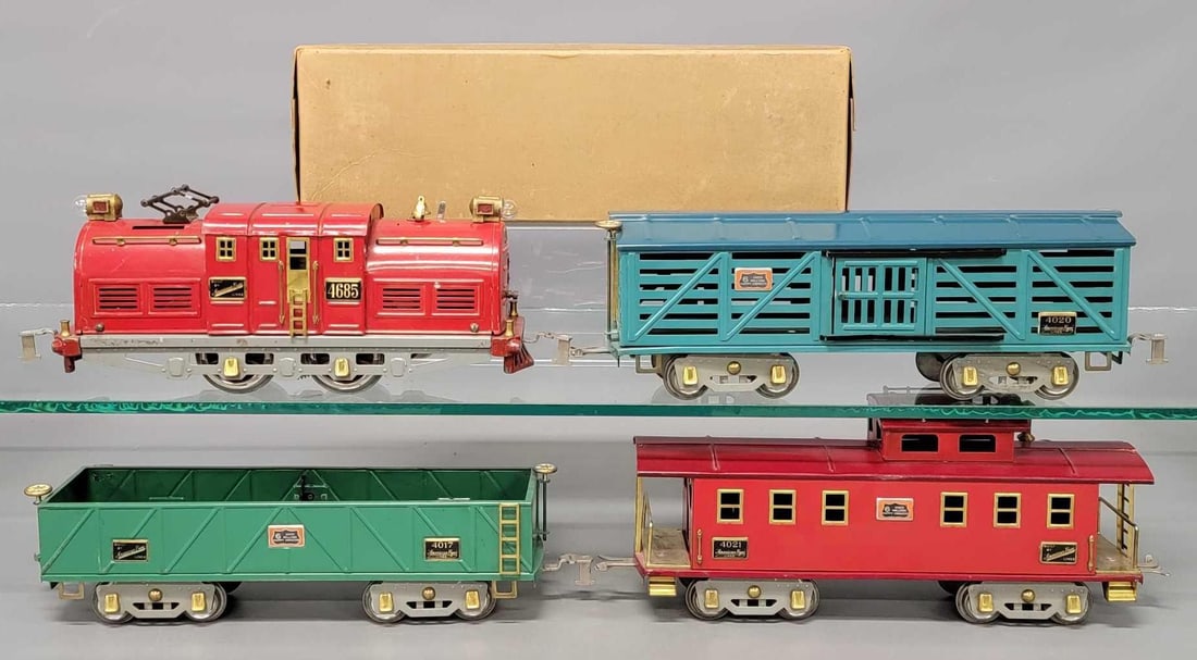 American Flyer Wide Gauge 1929-30 1493 Pathfinder Electric Freight Set ...