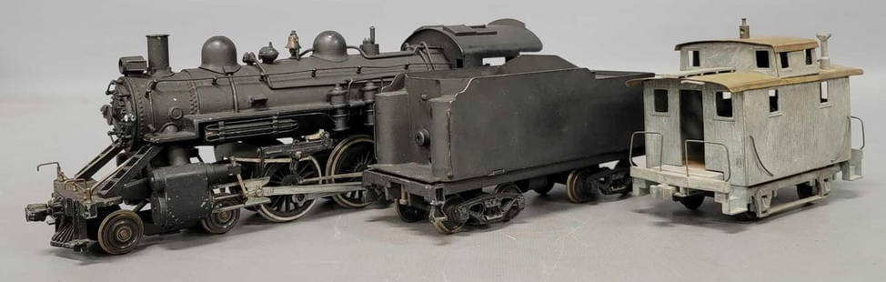 Unidentified O Scale Brass 4 6 0 Steam Locomotive With Tender And ...