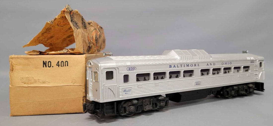 Lionel Postwar O 400 Baltimore & Ohio Rdc-4 Budd Car In A Brick ...