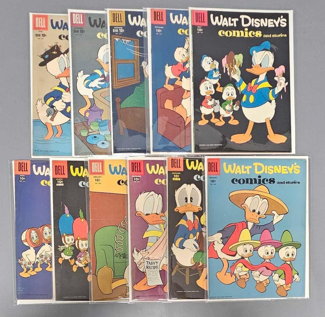 Eleven Disney Comics And Stories