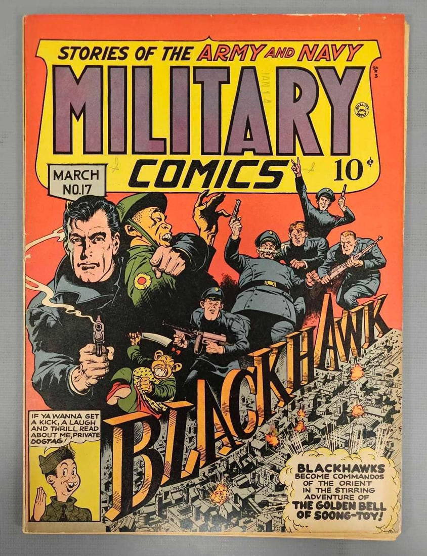 Military Comics 17 Auction