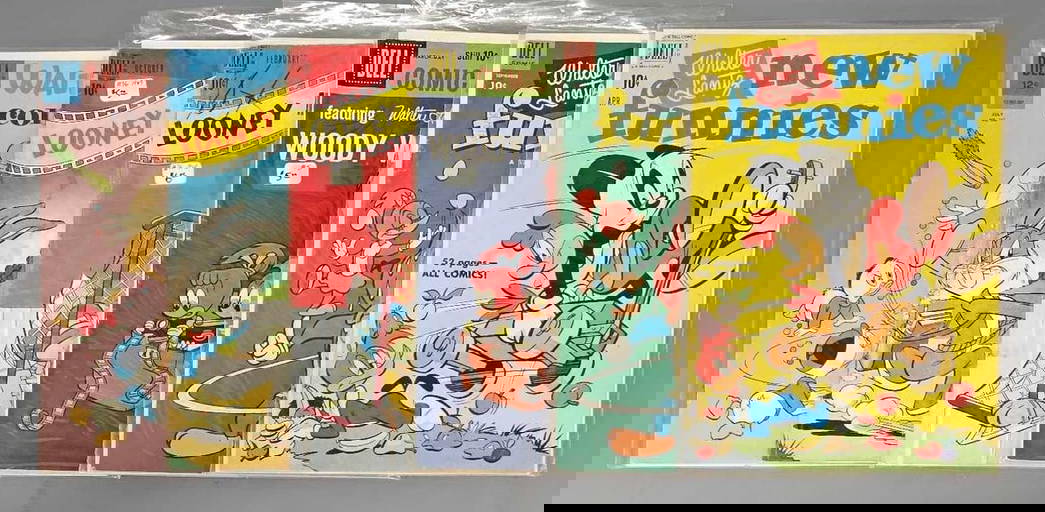 Three Dell Cartoon Character Comics