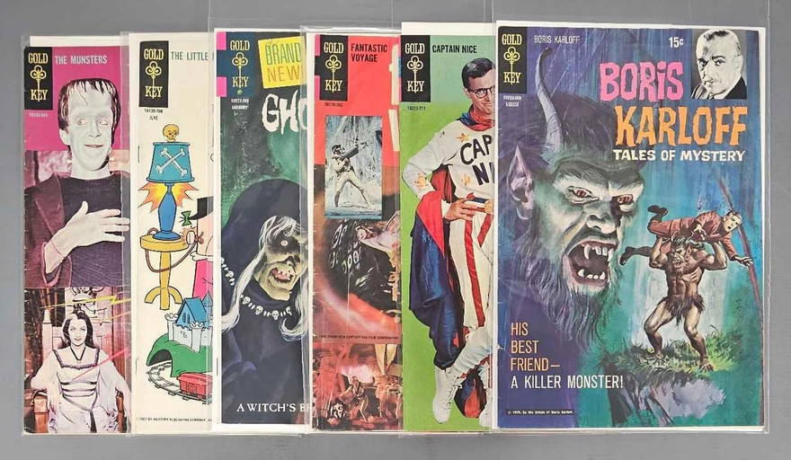 Six Gold Key Monster And Ghost Related Comics