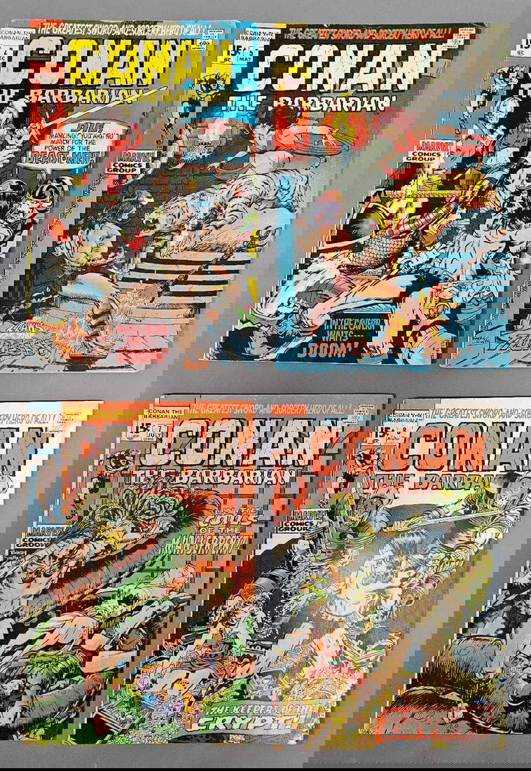 Four Conan Comics Auction