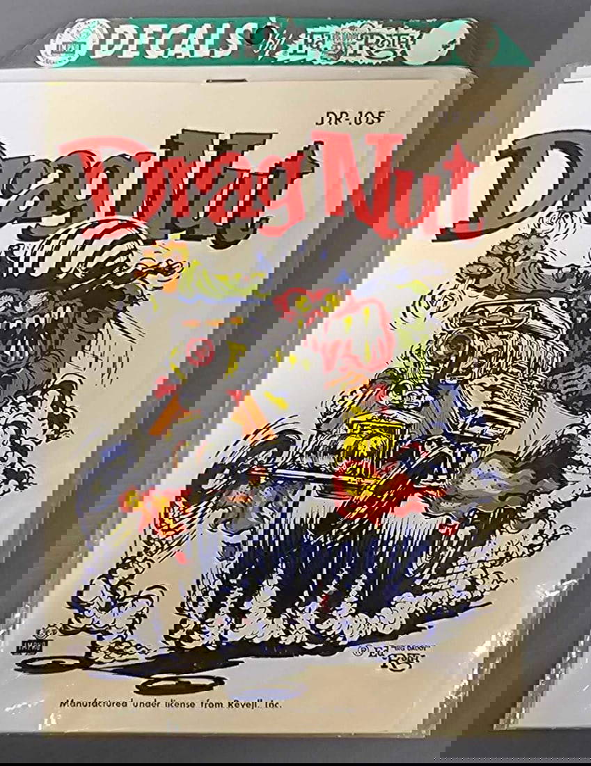 Rare Ed "big Daddy" Roth Impko Drag Nut Decal On Sealed Header Card Auction