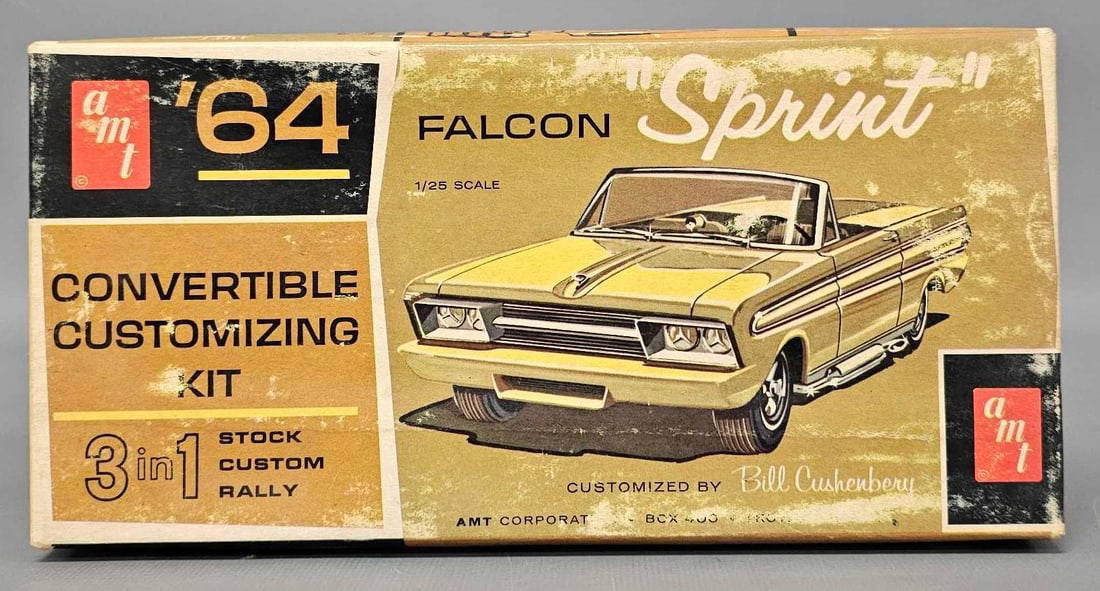 Unbuilt Amt 1964 Falcon Sprint Annual 1/25 Scale Model Kit In Original ...