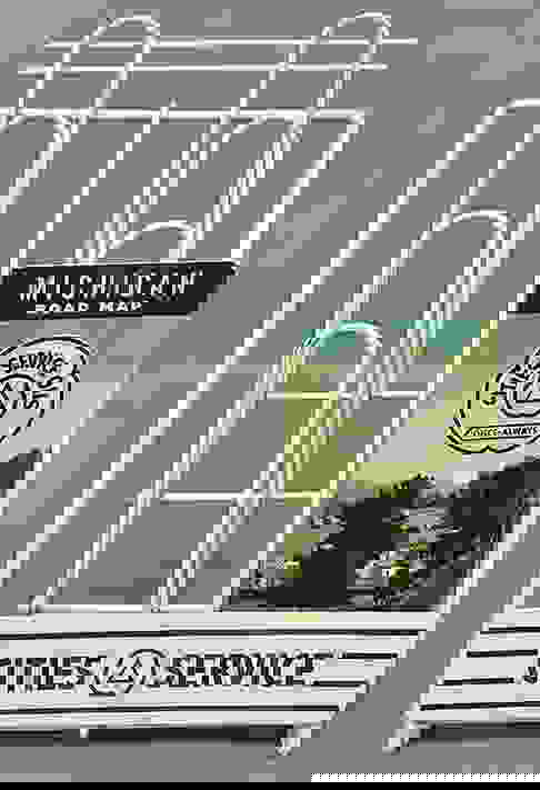 Vintage Cities Service Metal Wire Road Map Display Rack Auction