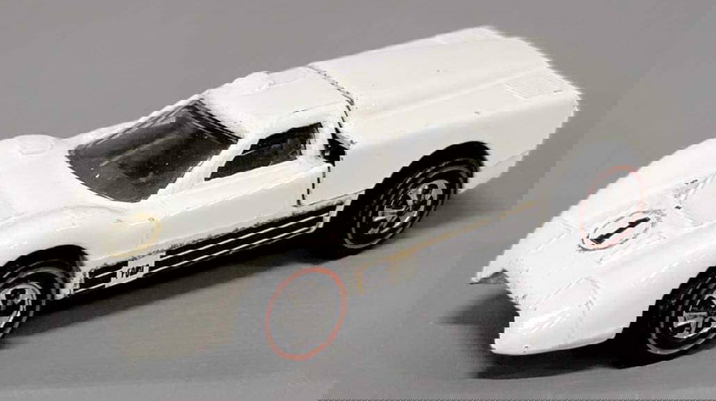 Redline Hot Wheels White Enamel Ford J Car Auction