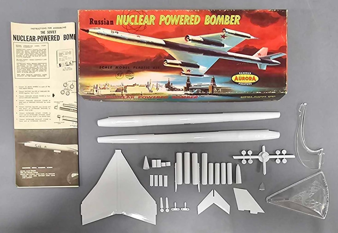 Aurora Russian Nuclear Powered Bomber Kit 128 Auction