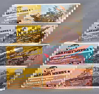 Group Of Life-like Hobby Kits Military Series 1:40 Kits 9654 9653 650 652 Auction