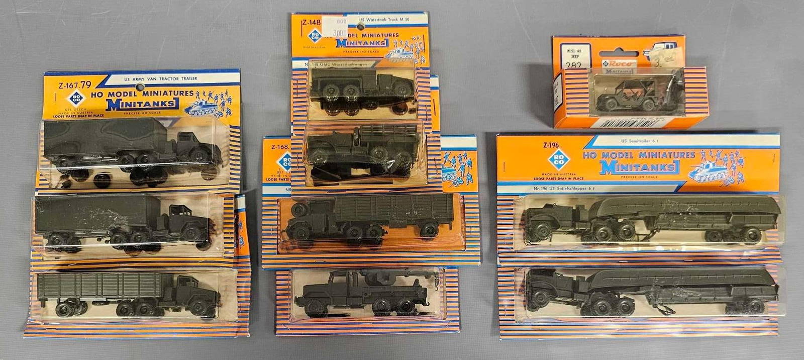 Group Of 10 Factory Sealed Roco Ho Model Miniatures Auction