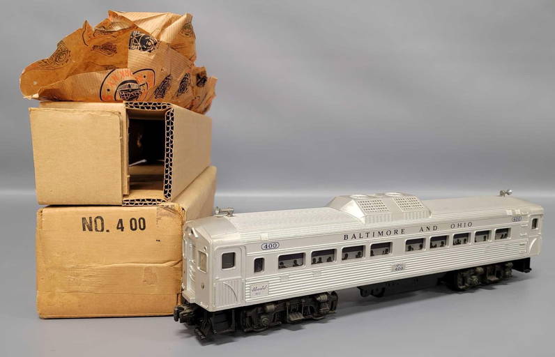Lionel Postwar O Baltimore & Ohio 400 Rdc Budd Car In Original Box