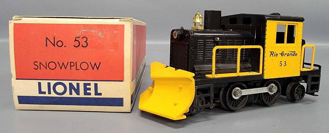 Lionel Postwar O 53 Rio Grande Snowplow In Original Box
