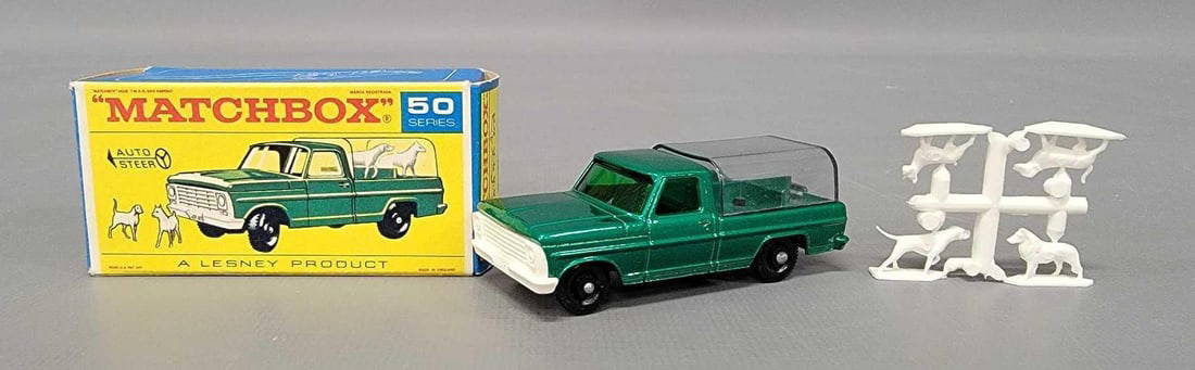 Lesney Matchbox Series 50 Kennel Truck In A F Series Box Auction