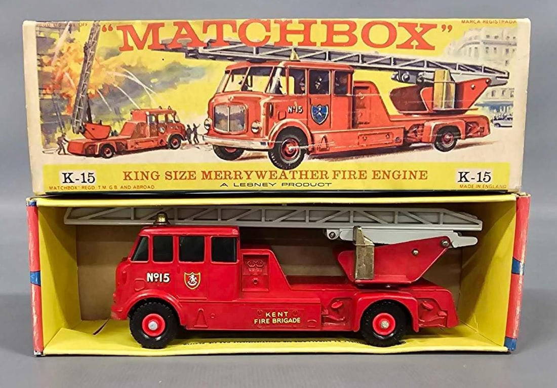 Matchbox K-15 King Size Merryweather Fire Engine Auction