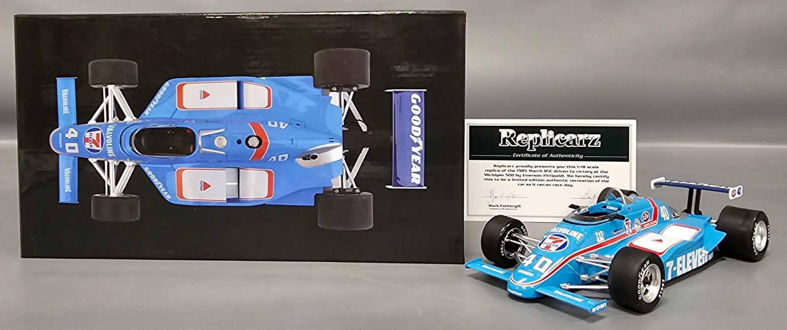 Replicarz 1/18 1985 March 85c Indy 500 Car Emerson Fittipaldi In ...