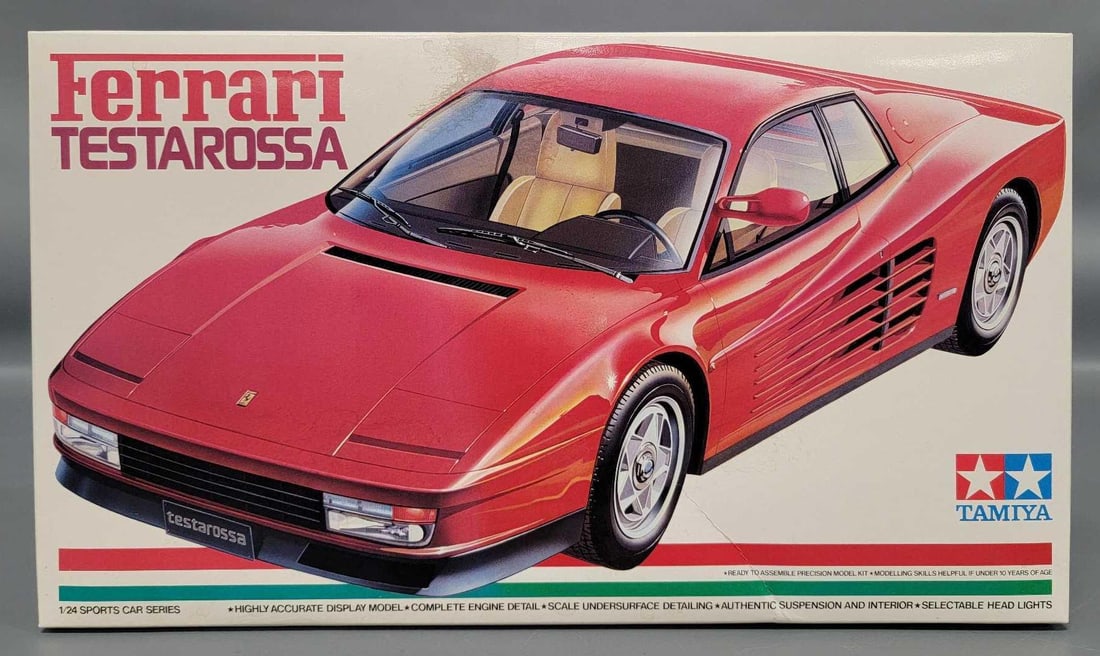 Tamiya 1/24 Ferrari Testarossa Kit 24059 In Original Box Auction