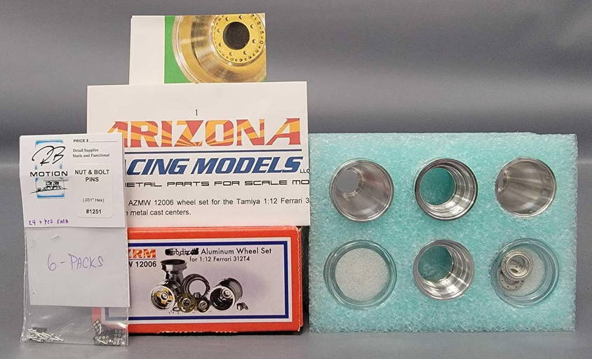 Arizona Racing Models 1/12 Aluminum Wheel Set In Original Box Kit 12006