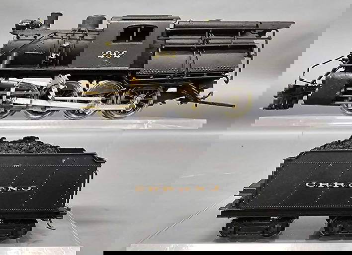 Custom Painted Ho Brass Camelback Locomotive With Tender