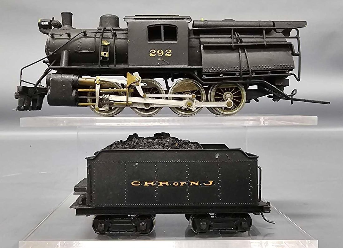 Custom Painted Ho Brass Camelback Locomotive With Tender Auction
