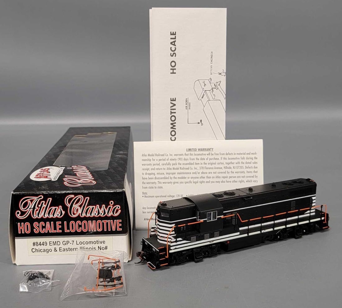 Atlas Classic Ho Emd Gp-7 Locomotive In Ob Auction