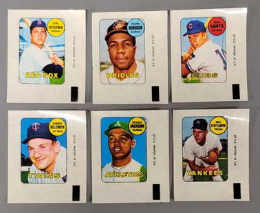 1969 Topps Decals Roberto Bob Clemente Auction