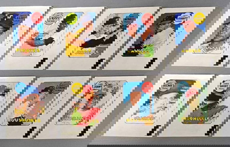 Great Group Of 1969 Topps Baseball Decals