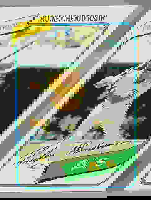 1980 Topps Baseball #482 Rickey Henderson Rookie Card Hof Auction