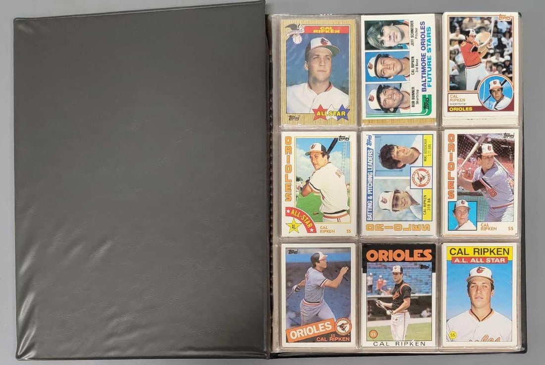Wade Boggs Robin Yount And Cal Ripken Jr Baseball Card Collection Auction