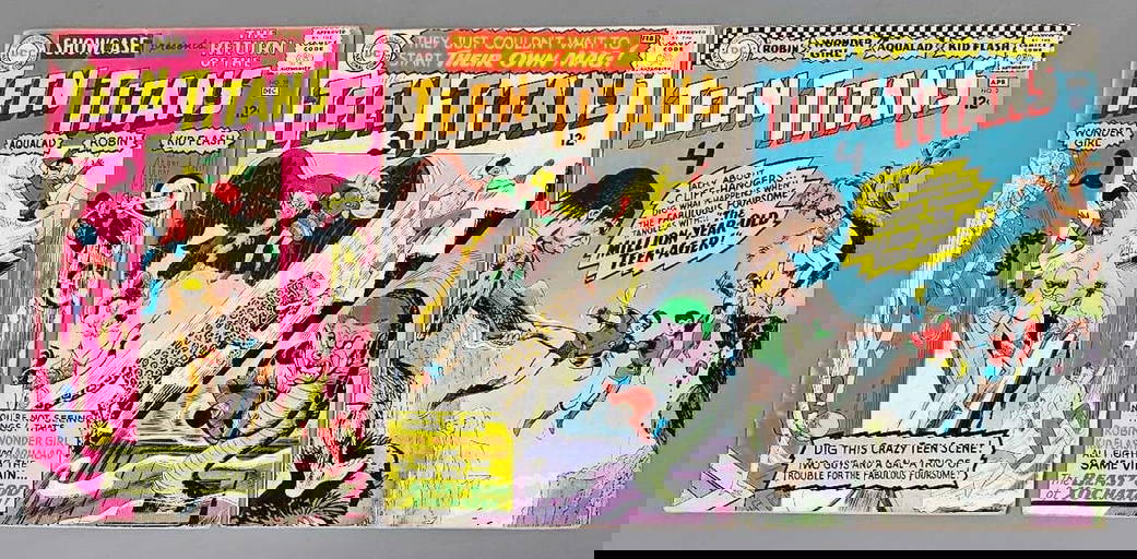 Three Teen Titans Comics 1st Titans Lair