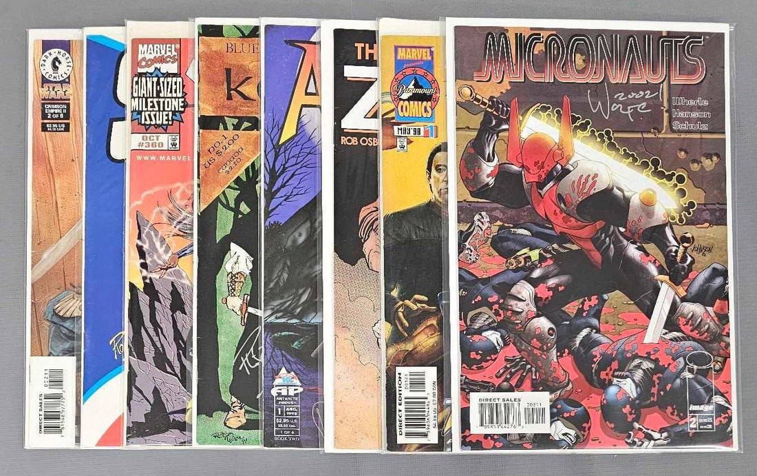 Eight Autographed Comics Auction