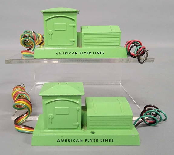 Two American Flyer S Gauge 695 Reverse Loop Relay Units