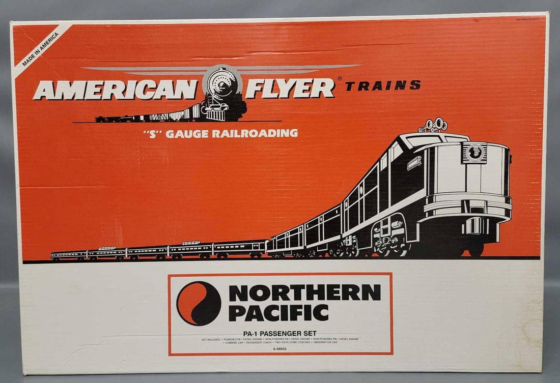 American Flyer Lti S Gauge 49602 Northern Pacific Diesel Passenger Set ...
