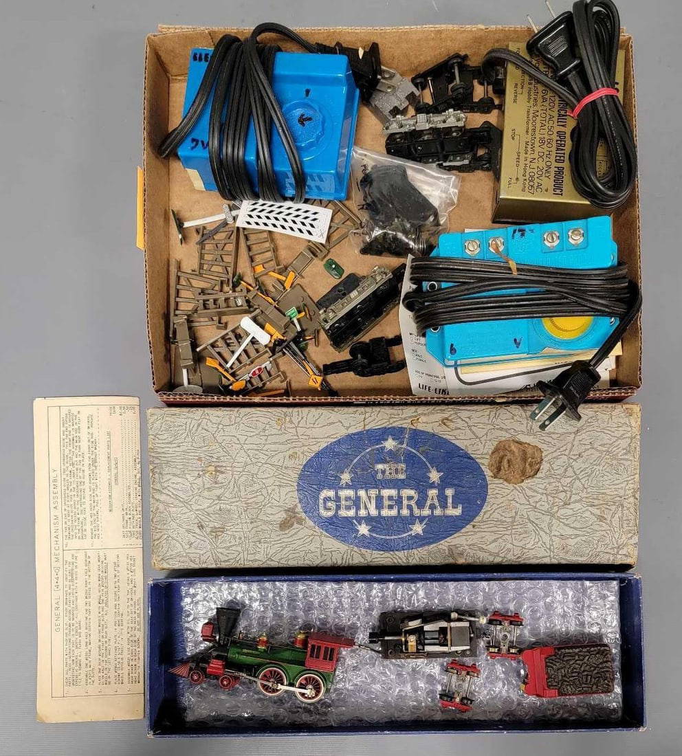 Mantua Ho Gauge The General Steam Locomotive Plus Transformers Auction