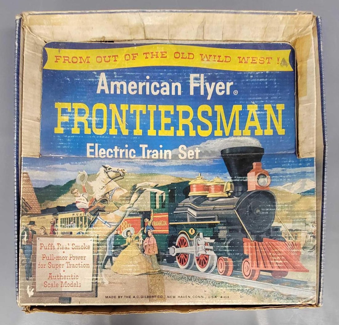 American Flyer S Gauge 20550 Frontiersman Steam Passenger Set In ...