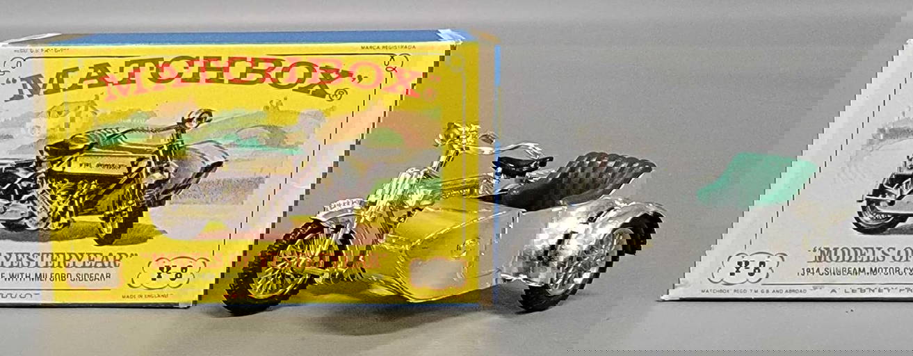 Matchbox Moy Y8 Sunbeam Motorcycle In Original Box