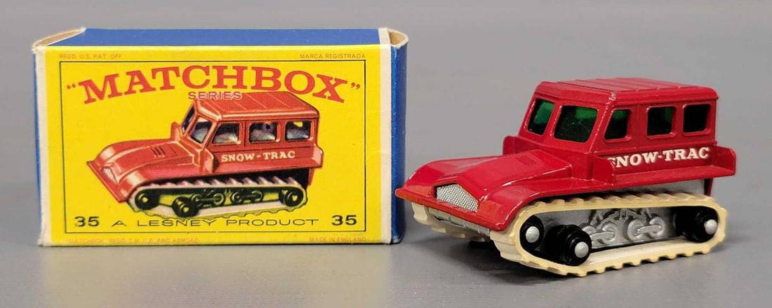 Matchbox 35 Snow-trac In Original Box Auction