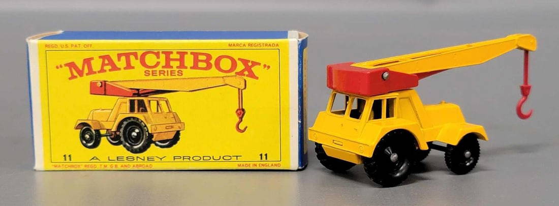 Matchbox 11 Jumbo Crane In Original Box Auction